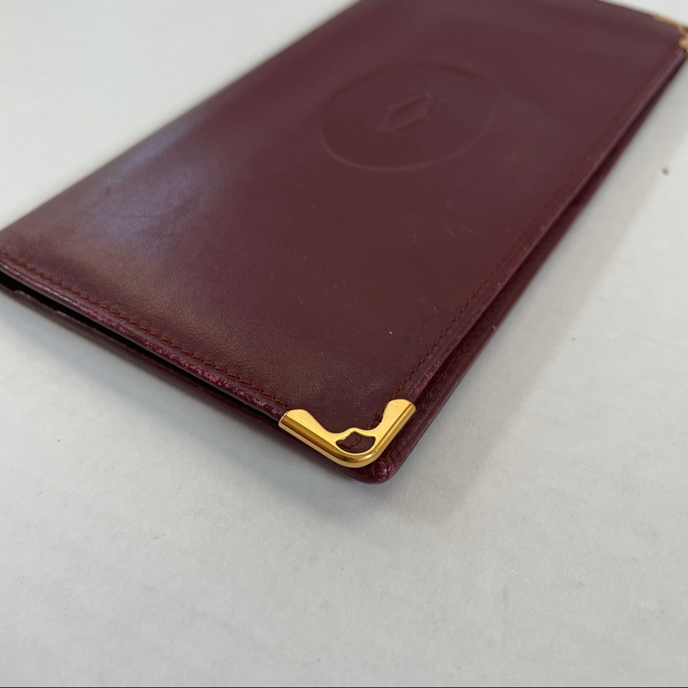 Cartier Paris Vintage Checkbook Long Wallet - Gem